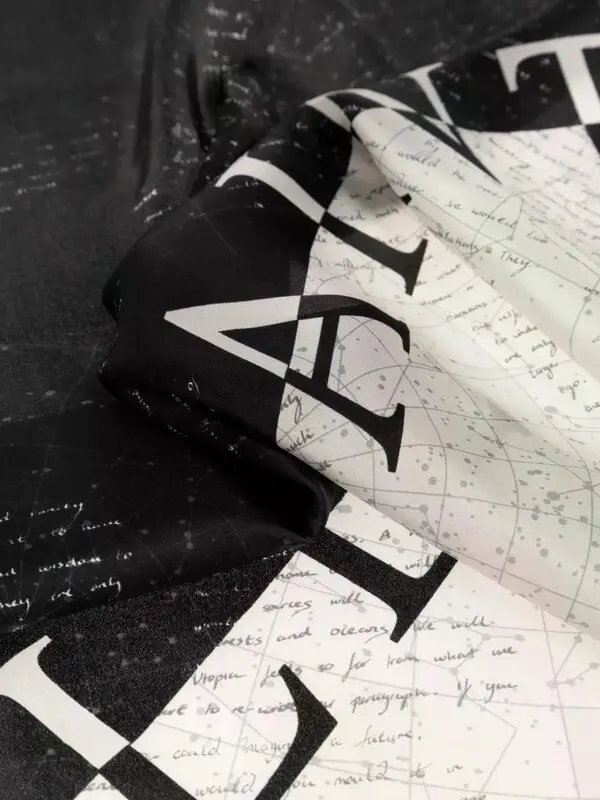 ALLSAINTS Script Logo-print Scarf