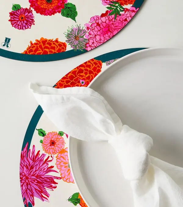 La DoubleJ Disk Set Of 2 Placemats - Multicoloured