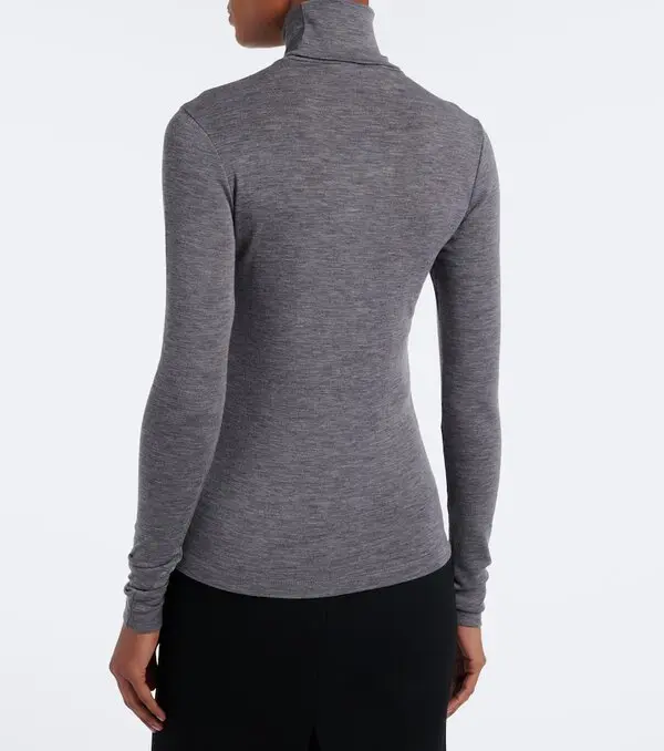 RÓHE Wool Jersey Turtleneck Top