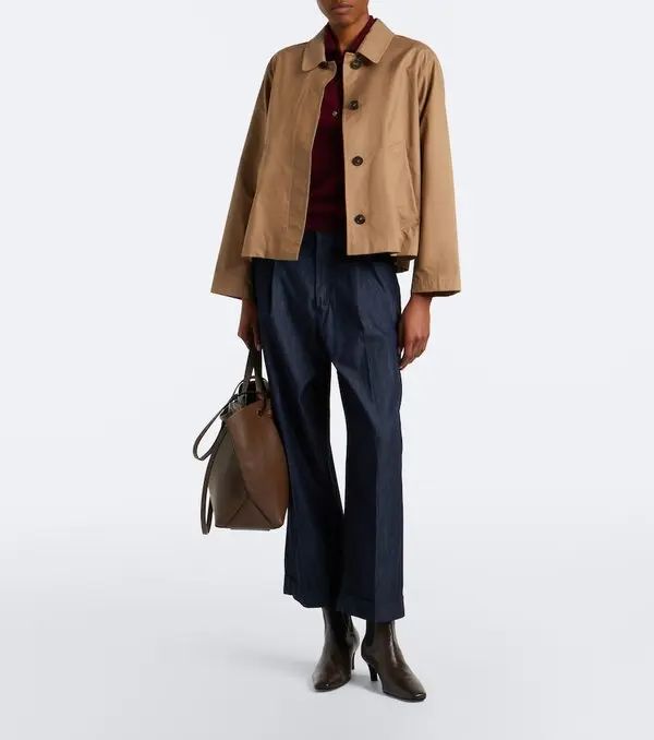 Max Mara Wide-leg Cuffed Jeans