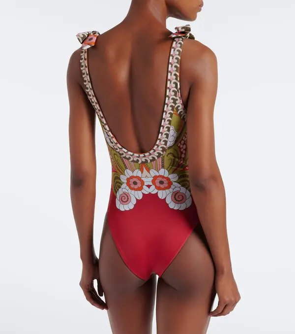 La DoubleJ Printed One-piece Swimsuit