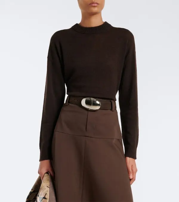 Jardin Des Orangers Virgin Wool And Cashmere Crewneck Sweater