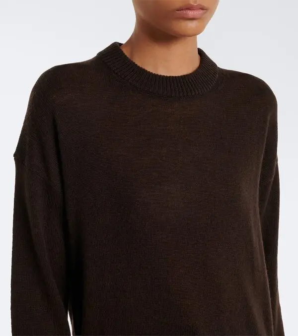 Jardin Des Orangers Virgin Wool And Cashmere Crewneck Sweater