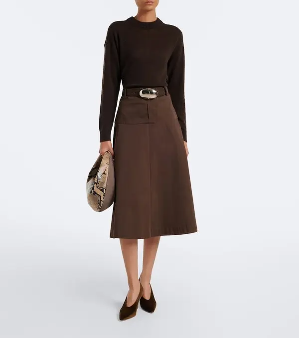 Jardin Des Orangers Virgin Wool And Cashmere Crewneck Sweater