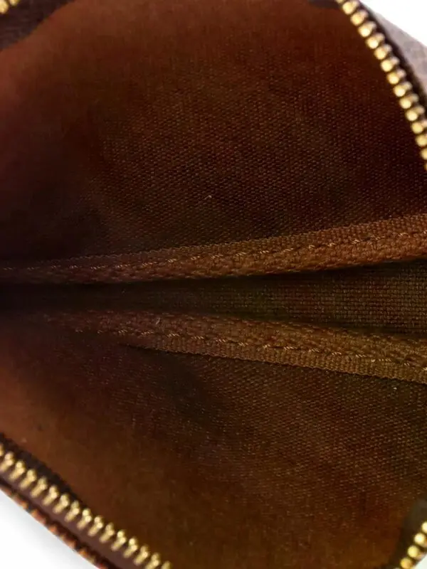 LOUIS VUITTON Pochette Accessoires Damier Mini Clutch Bag