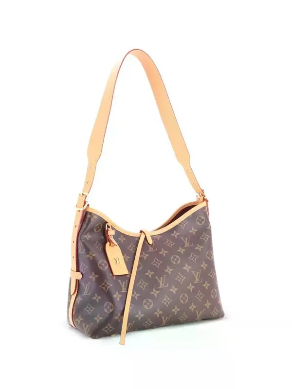 LOUIS VUITTON Monogram Canvas Pm Carryall Hobo Bag