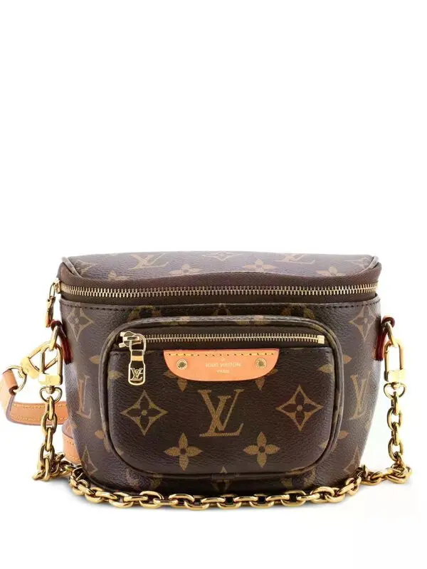 LOUIS VUITTON Monogram Canvas Mini Belt Bag - Brown