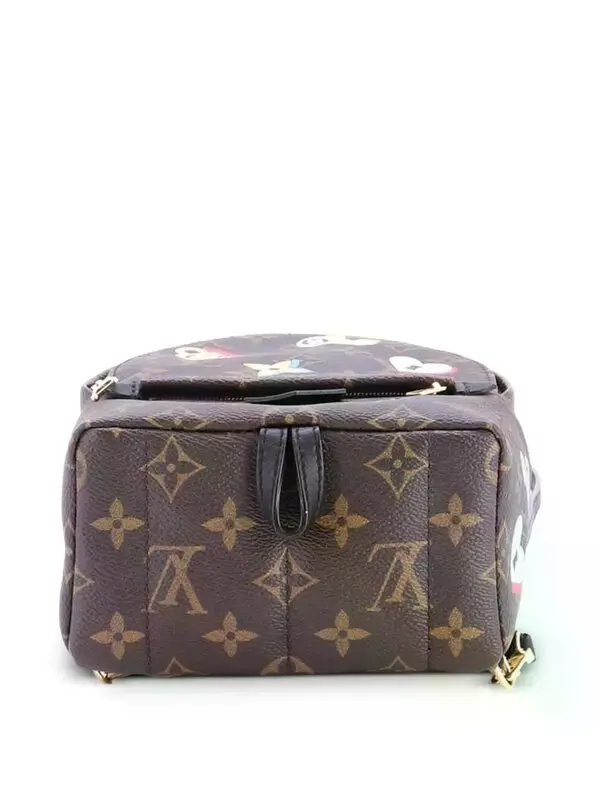 LOUIS VUITTON Palm Springs Limited Edition Love Lock Monogram Canvas Mini Backpack