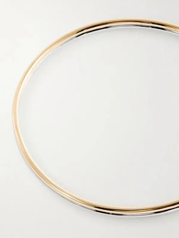 JENNIFER FISHER Thread Gold And Silver-tone Bangle