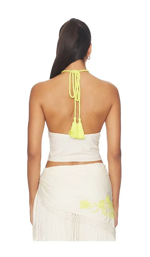 Amanda Uprichard Eirlys Halterneck Top