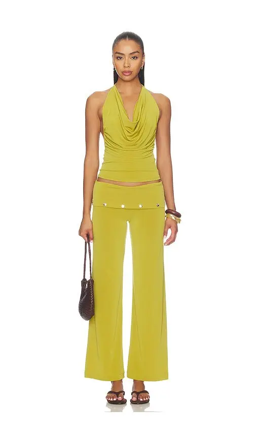 BELLA VENICE The Elsa Top - Green
