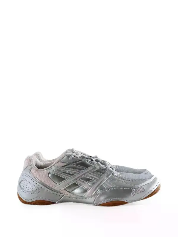 Asics Hypersync Metallic-finish Panelled Sneakers - Silver