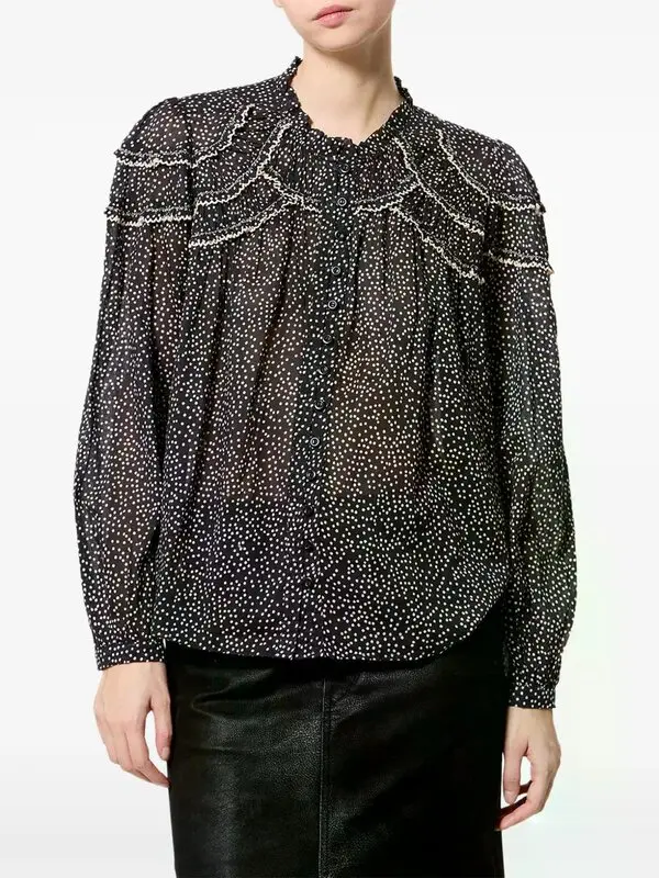 MARANT ETOILE Christa Top - Black