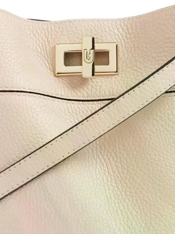 Furla Amelia Leather Bucket Bag - Neutrals