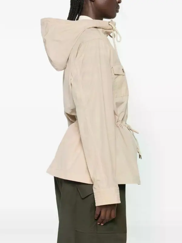 Moncler Serin Drawstring-waist Jacket - Neutrals