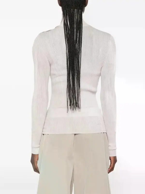 Moncler Dolcevita Button-detail Ribbed-knit Sweater