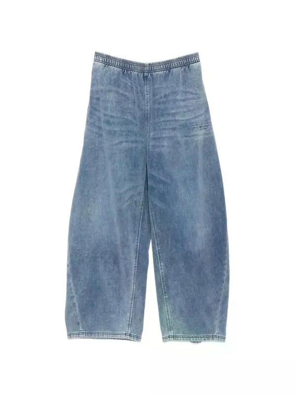 Alexander Wang Brushed Denim Track Pants - Blue