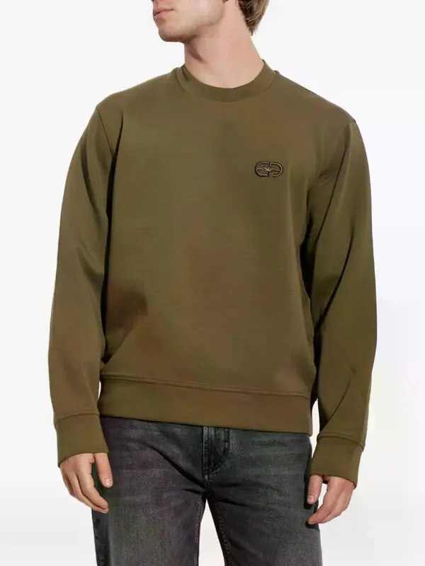 Emporio Armani Logo Embroidered Sweatshirt