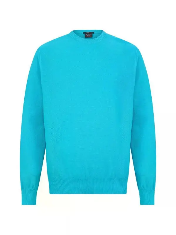 Paul & Shark Virgin Wool Crew Neck Sweater - Blue