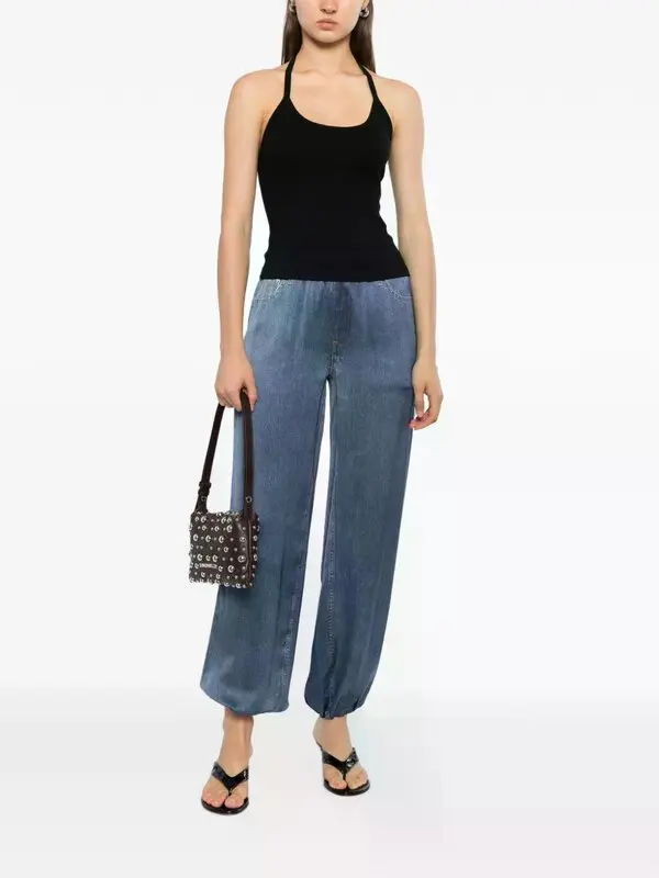 Rag & Bone Miramar Satin Bubble Trousers - Blue