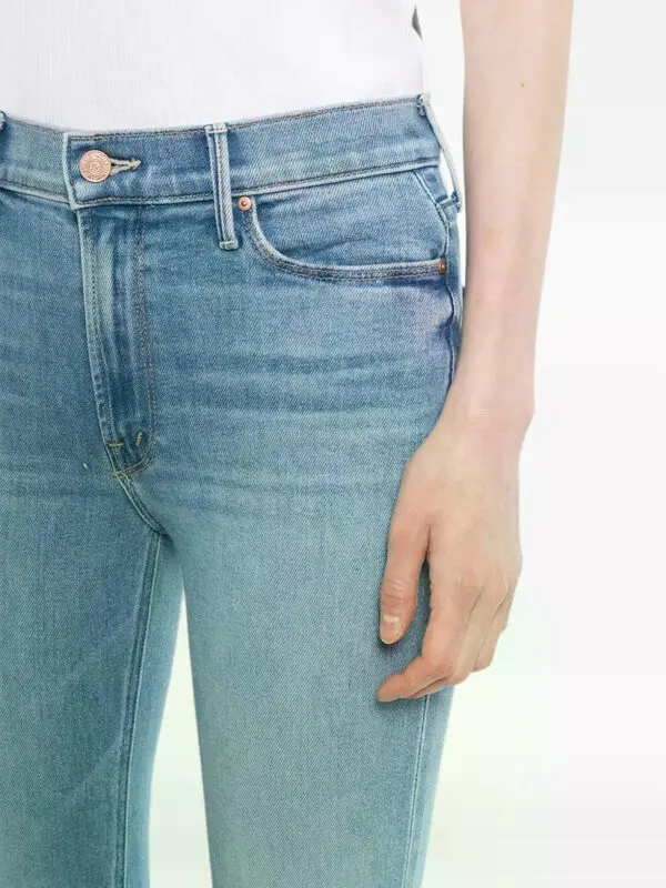 MOTHER Flared-leg Whiskered Jeans