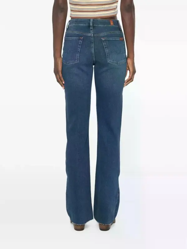 SEVEN Faded Effect Flared Jeans