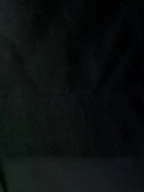 Akris Wool Knit Turtleneck Sleeveless Top
