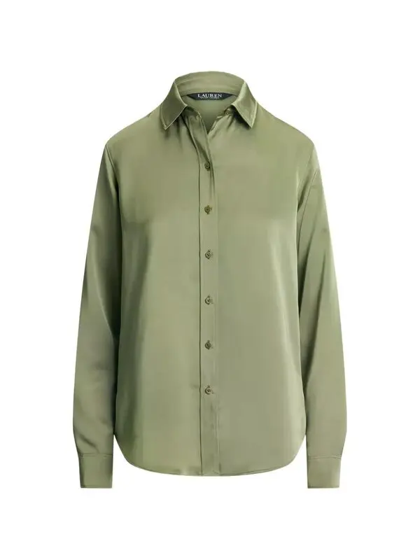 Ralph Lauren Satin Shirt - Green