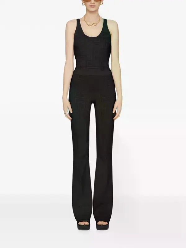 Givenchy Logo Pattern Elasticated Waistband Trousers