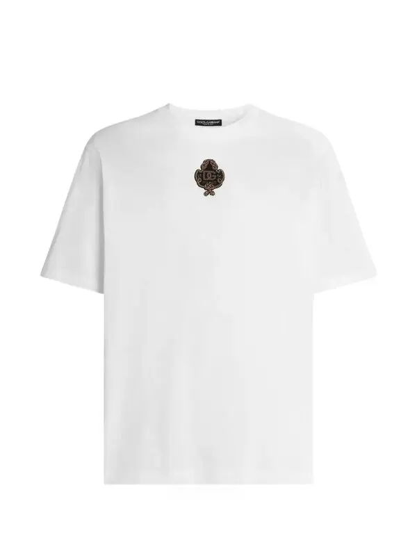 Dolce & Gabbana Cotton T-shirt With Patch
