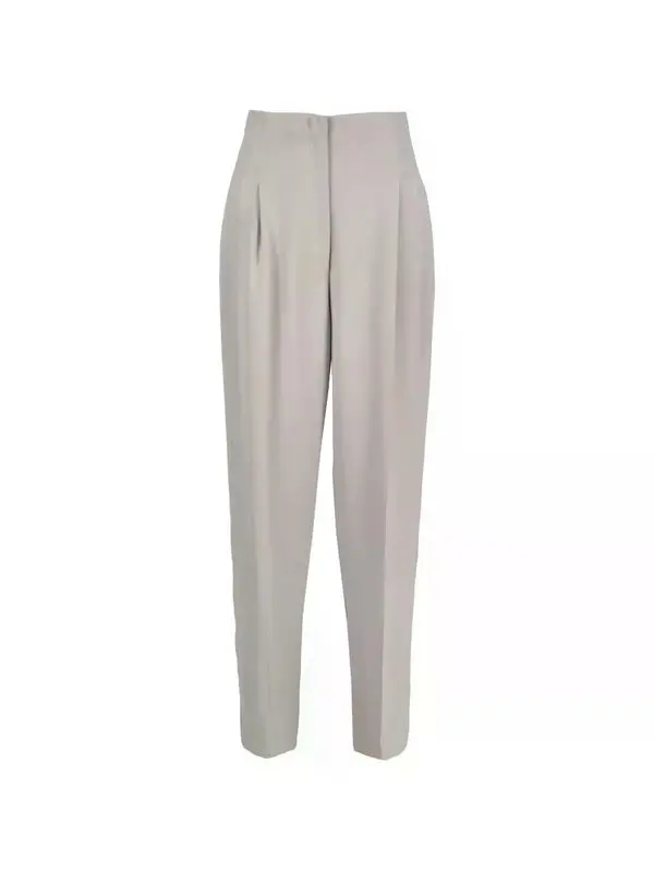 Giorgio Armani Pleated Waist Trousers - Grey
