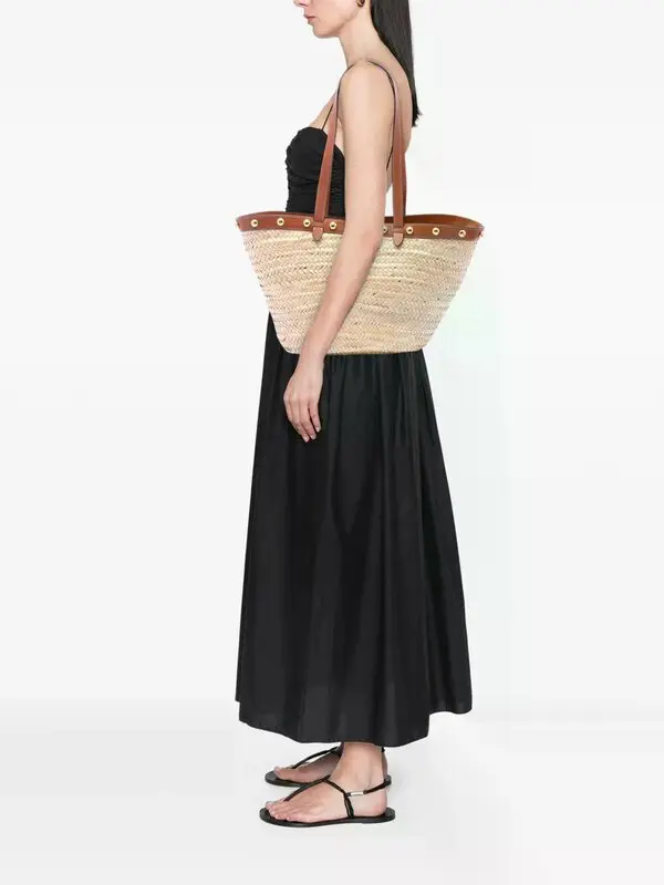 Celine Large Raffia Panier Tote