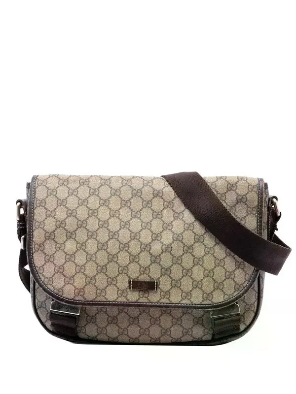 Gucci Gg Supreme Crossbody Bag - Neutrals