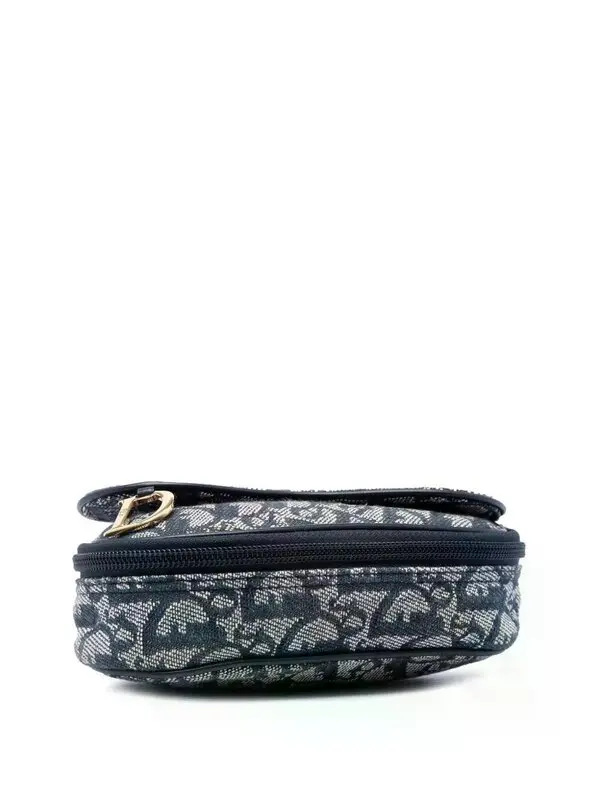 Dior Diorissimo Canvas Saddle Pouch