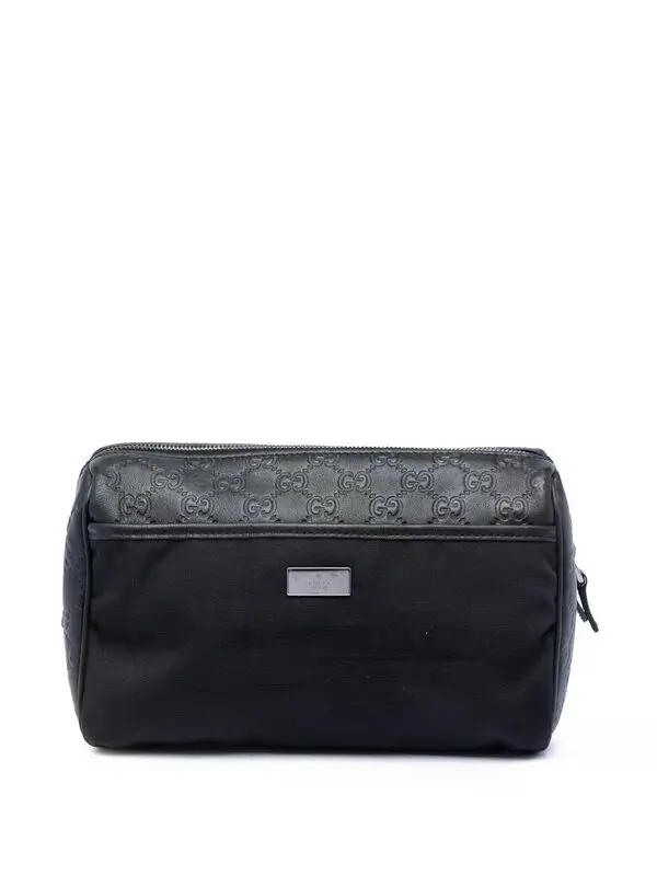 Gucci Trimmed Nylon Clutch Bag