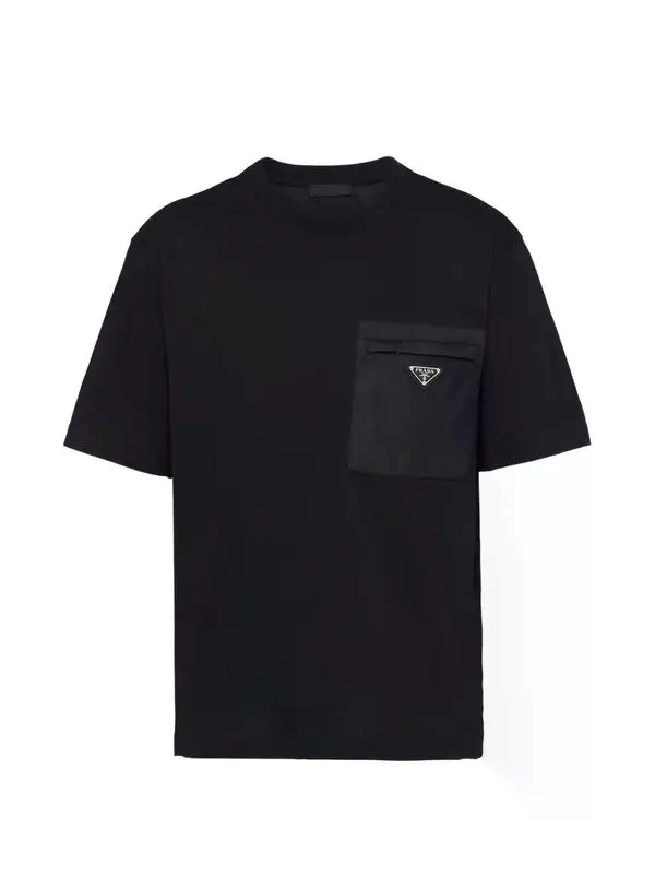 Prada Logo-appliqué T-shirt - Black