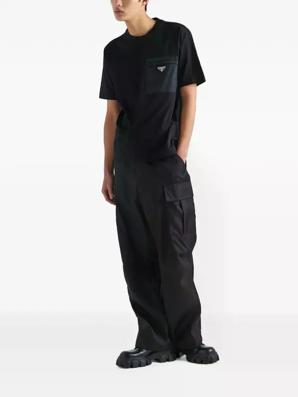 Prada Logo-appliqué T-shirt - Black
