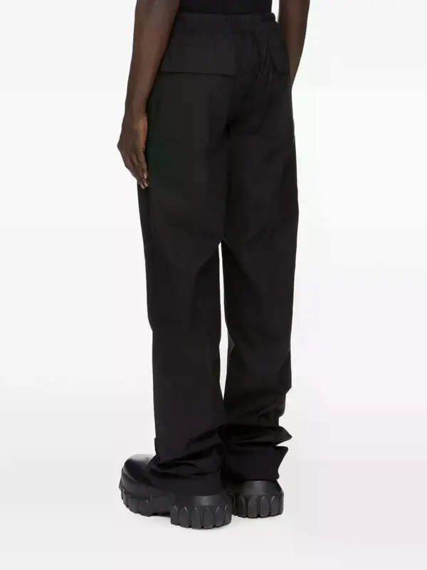 Rick Owens Dietrich Drawstring Waist Trousers - Black