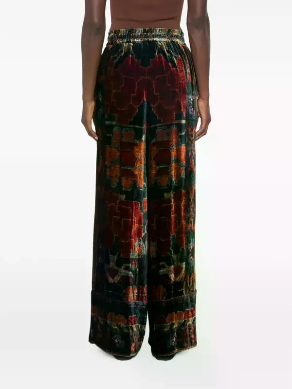 PIERRE-LOUIS MASCIA Kanada Geometric Pattern Trousers