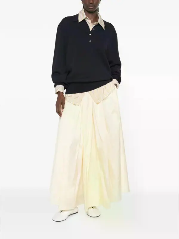 RÓHE Button-placket Polo Sweater