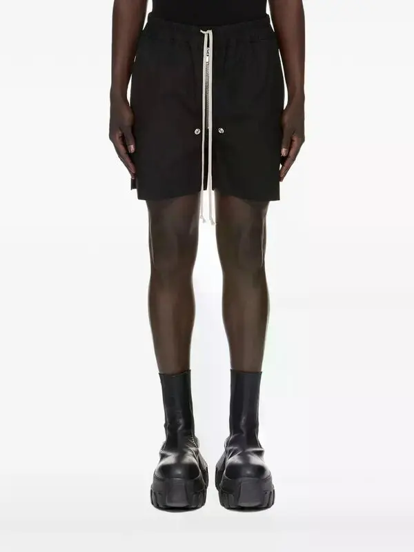 Rick Owens Drawstring-waist Zip-front Shorts