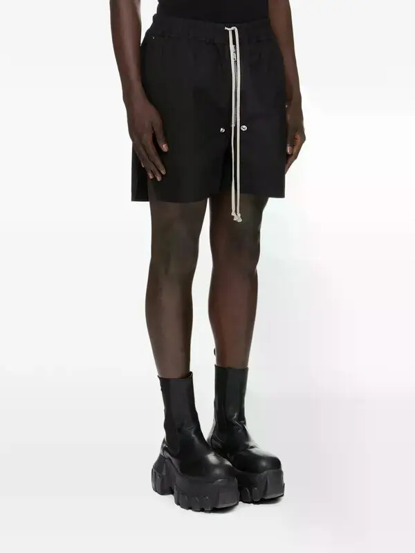 Rick Owens Drawstring-waist Zip-front Shorts