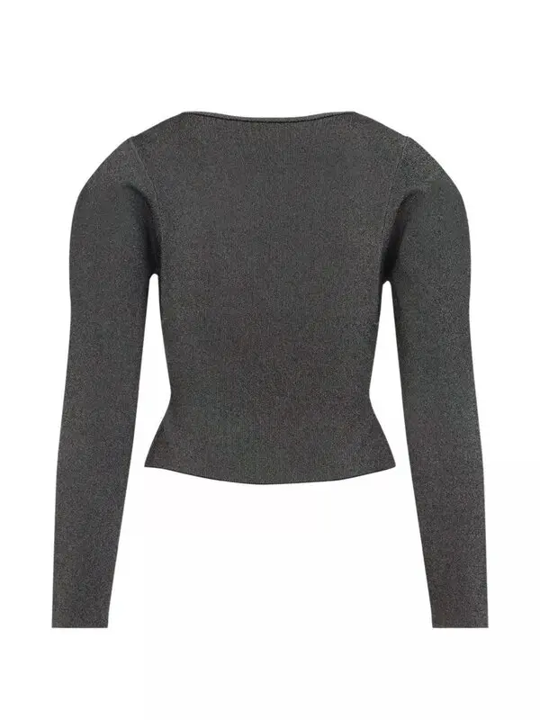 Jacquemus Sera Button-up Scoop Neck Cardigan - Grey