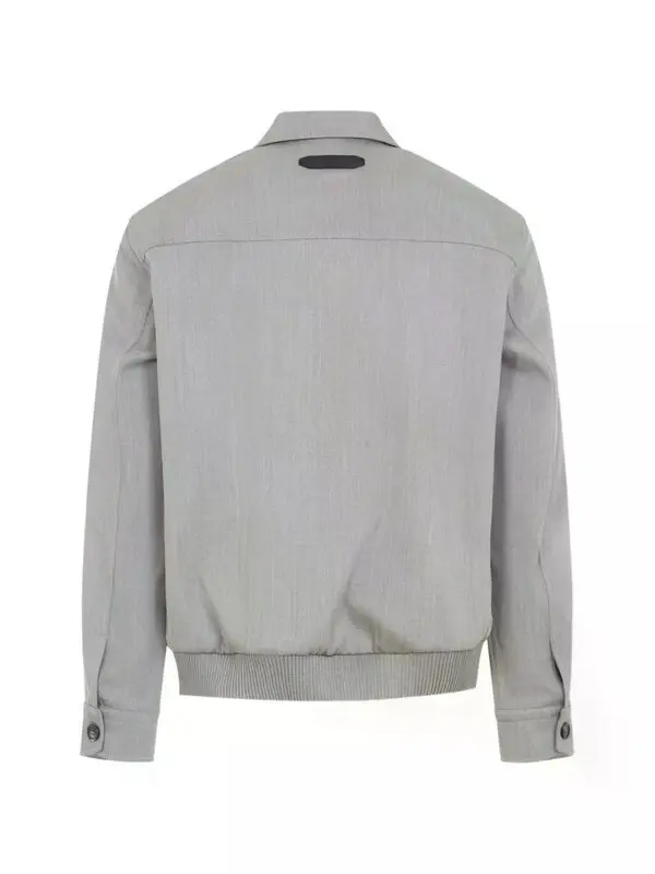Brioni Iride Zip-up Wool Jacket