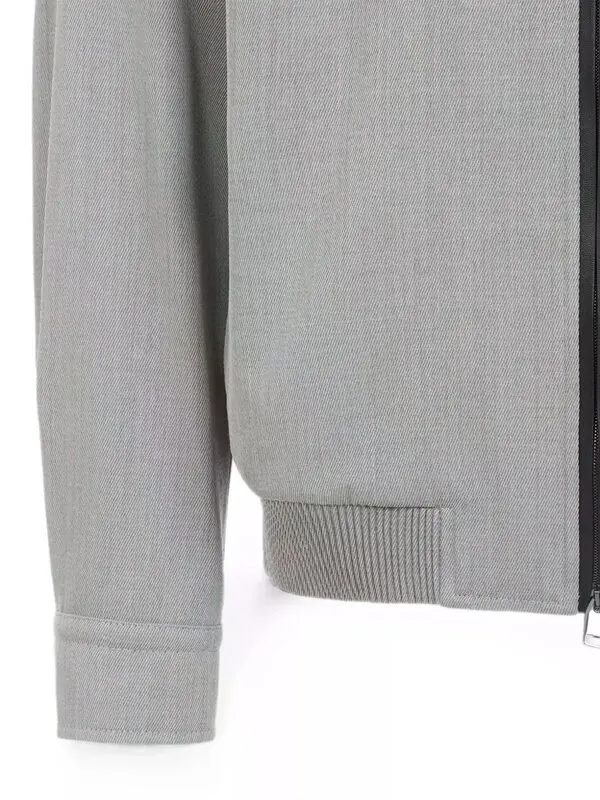 Brioni Iride Zip-up Wool Jacket
