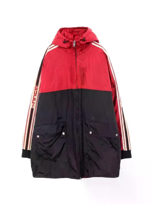 Gucci Padded Hooded Jacket - Red