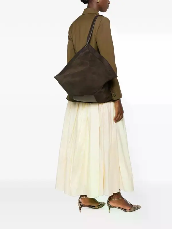 Yuzefi Large Wonton Tote Bag - Brown