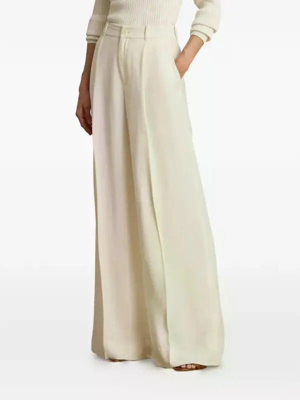 Ralph Lauren Double-faced Georgette Trousers