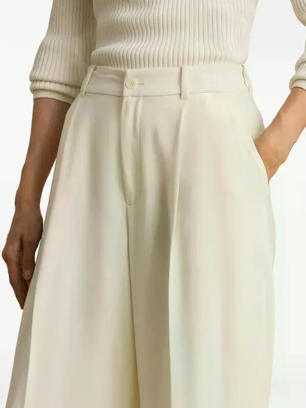 Ralph Lauren Double-faced Georgette Trousers