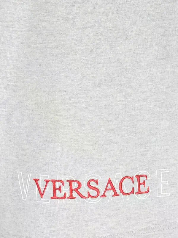 Versace Logo-embroidered Track Shorts